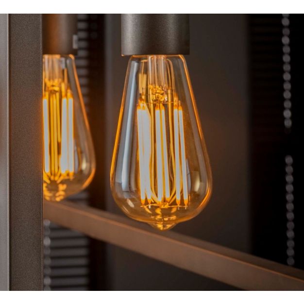 Vico druppel filament LED lamp dimbaar - E27 - 6W - 2100K | Lichtkoning