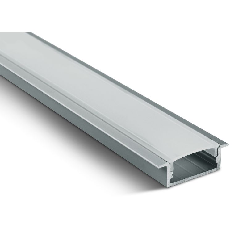 ONE Light - inbouw LED profiel - 3 x 1 cm - 200 cm lengte - aluminium ...